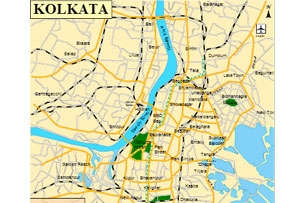 Map of Kolkata